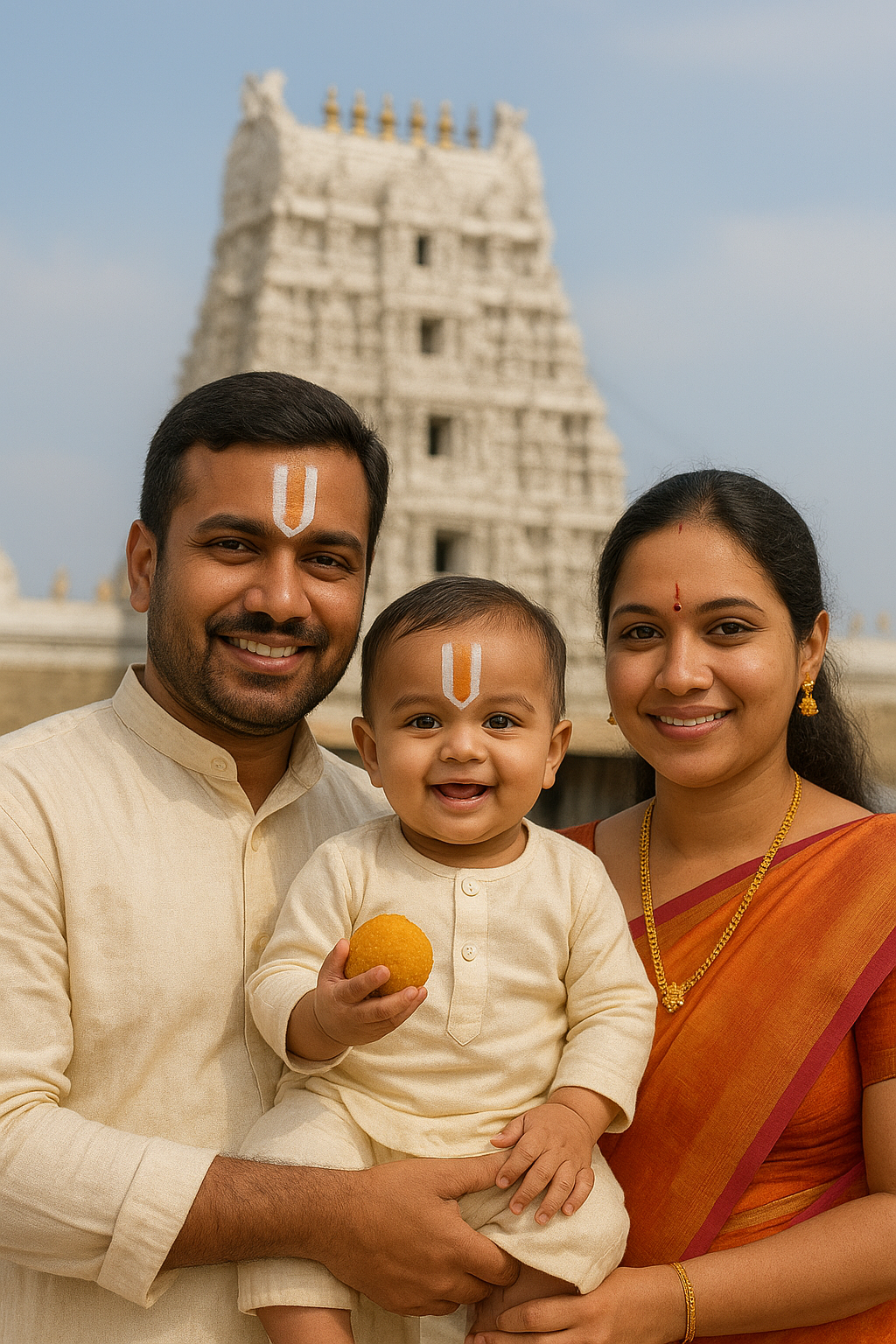 Infant Darshan at Tirupati – A Divine Blessing for Your Little One