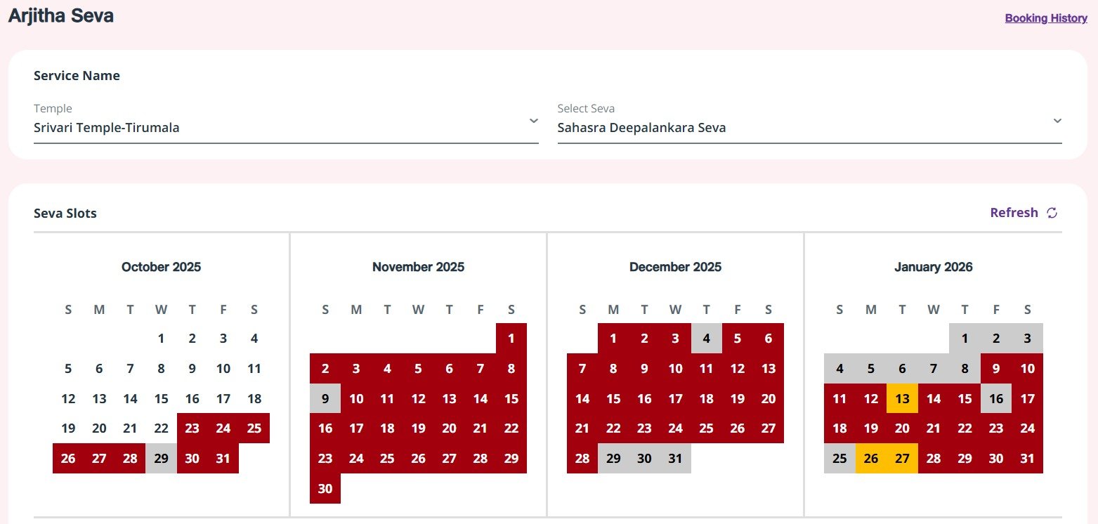 Srivari Arjitha Seva Ticket Booking – Complete Guide to Tirumala ...